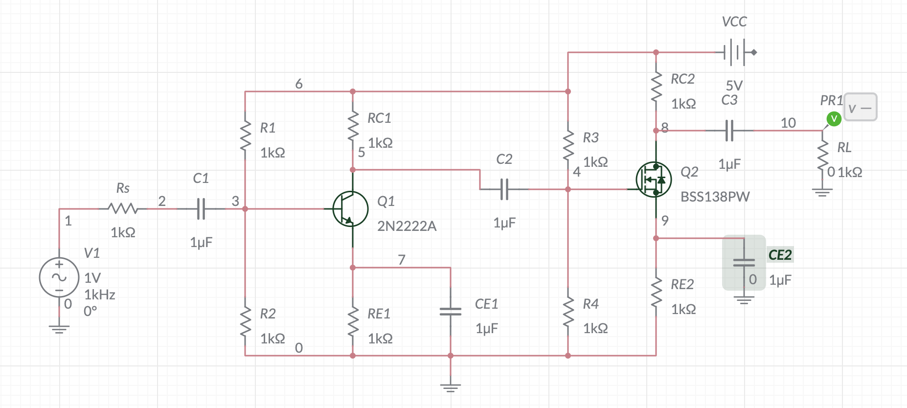 Solved I need help designing a high gain amplifier using | Chegg.com
