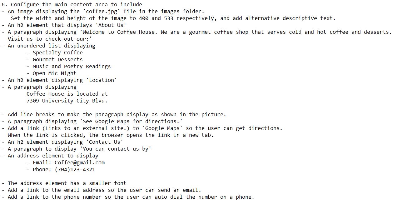 Solved 1. In the editor, open the index.html file. Type ! | Chegg.com