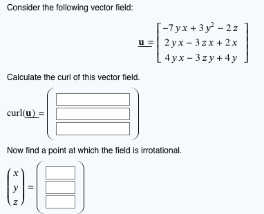 Solved Consider the following vector field: | Chegg.com
