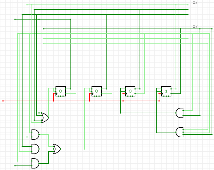 Solved Making a synchronous 4-bit down counter using T | Chegg.com