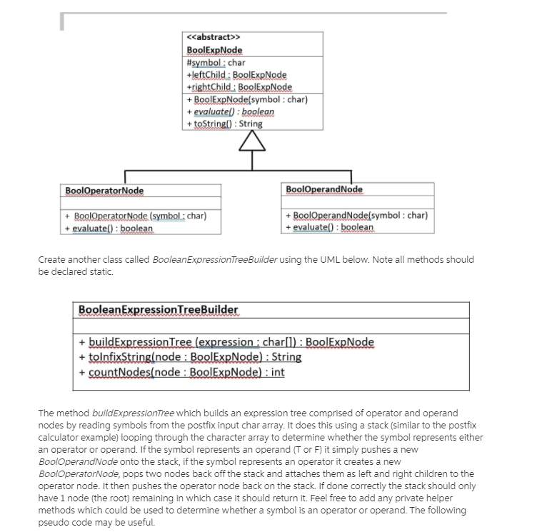 Solved Question 2) - Boolean Expression Tree; Recommended | Chegg.com