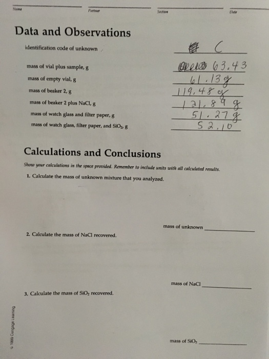 Solved Resolving a Two-Component Mixture Prepared by M. L. | Chegg.com