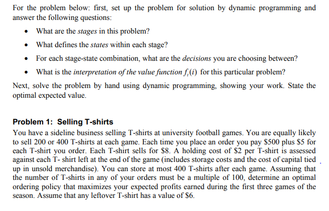 For the problem below: first, set up the problem for | Chegg.com