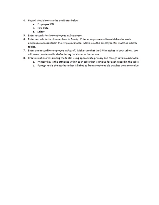 Solved Access Assignment Make Use Of The Help Link Within 