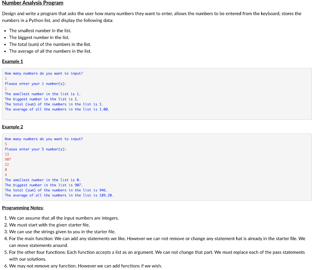 Number Analysis Program Design and write a program | Chegg.com Number Analysis Program Design and write a program | Chegg.com