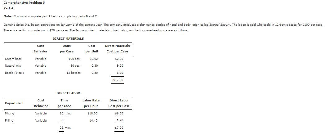 Solved Part A: Note: You must complete part A before | Chegg.com