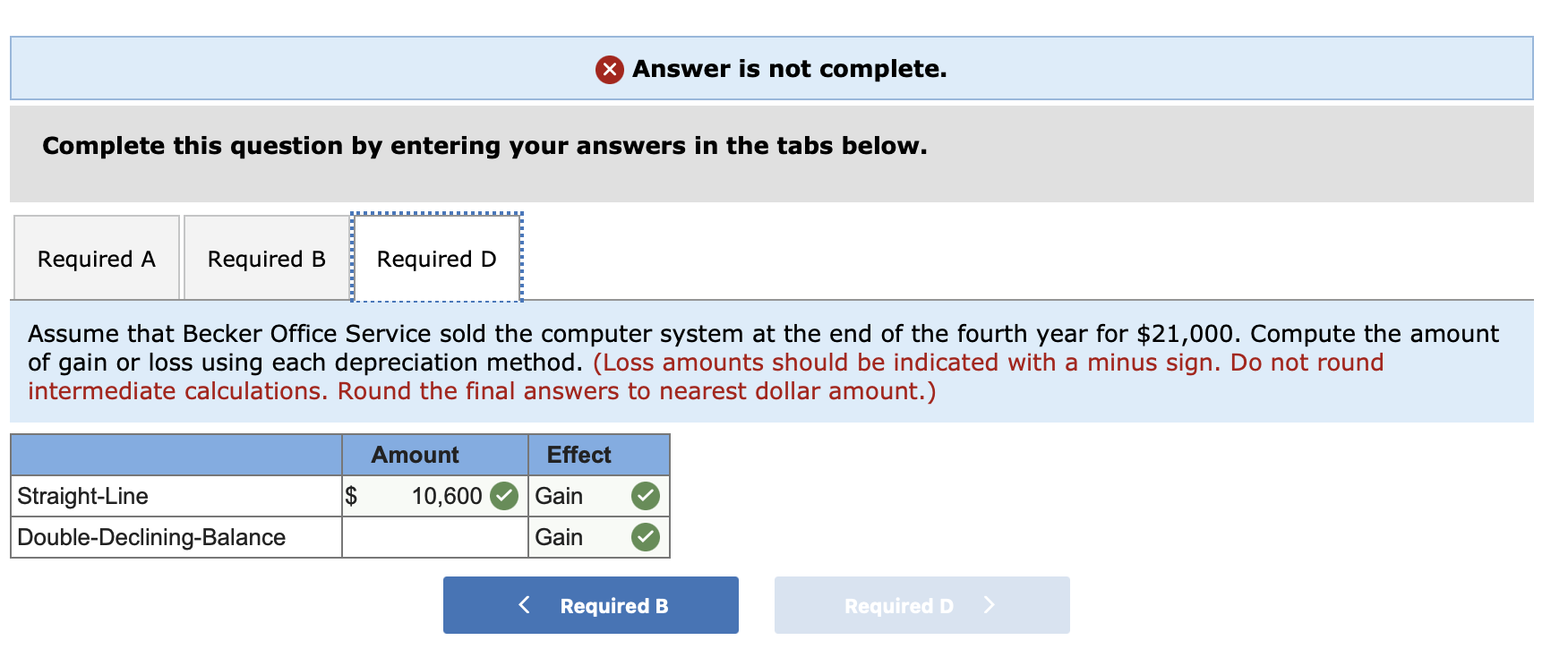 Solved Becker Office Service purchased a new computer system | Chegg.com