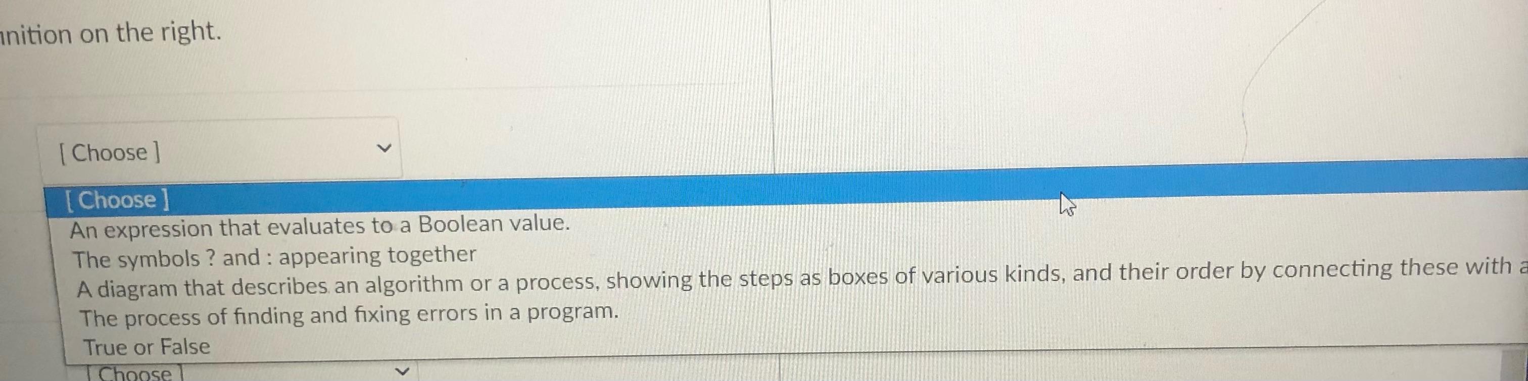 Solved Flowchart [ Choose ] Boolean Expression [Choosel | Chegg.com
