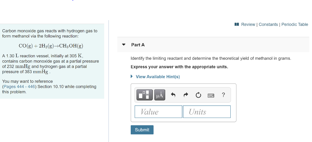 Solved Review Constants Periodic Table Part A You may want | Chegg.com