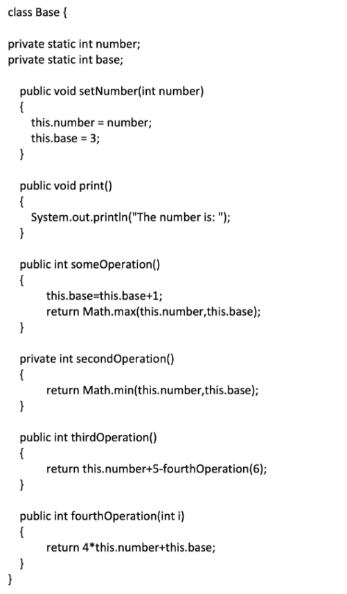 Solved JAVA , Consider the attached class. Describe how this | Chegg.com
