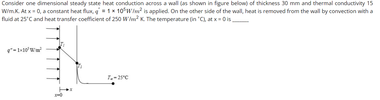 Solved Consider one dimensional steady state heat conduction | Chegg.com