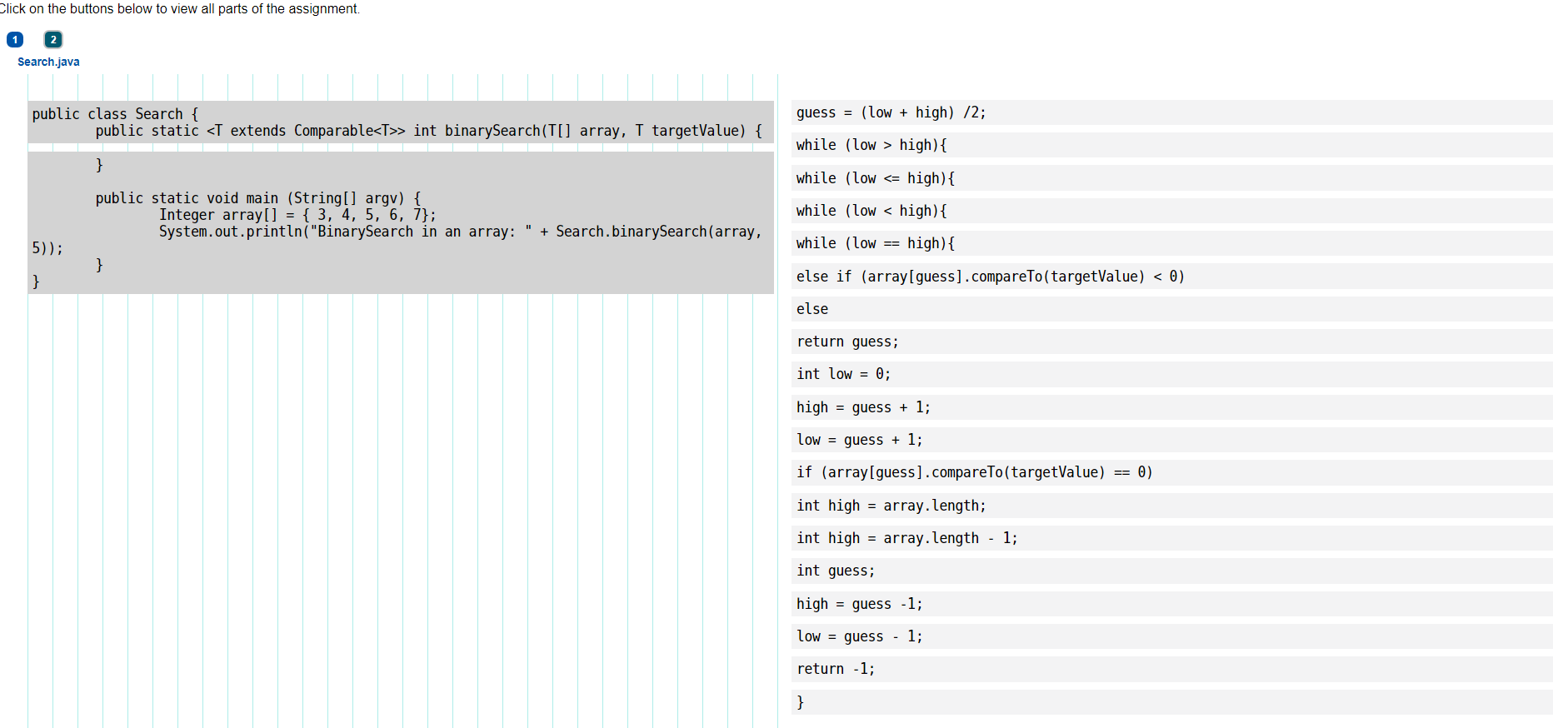 Solved Search.java | Chegg.com