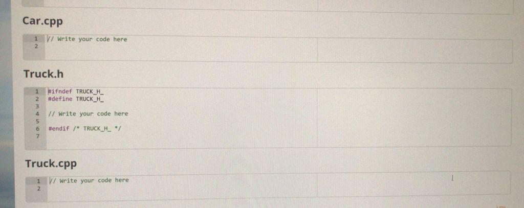 Solved 1) Write necessary.cpp and.h files for abstract | Chegg.com