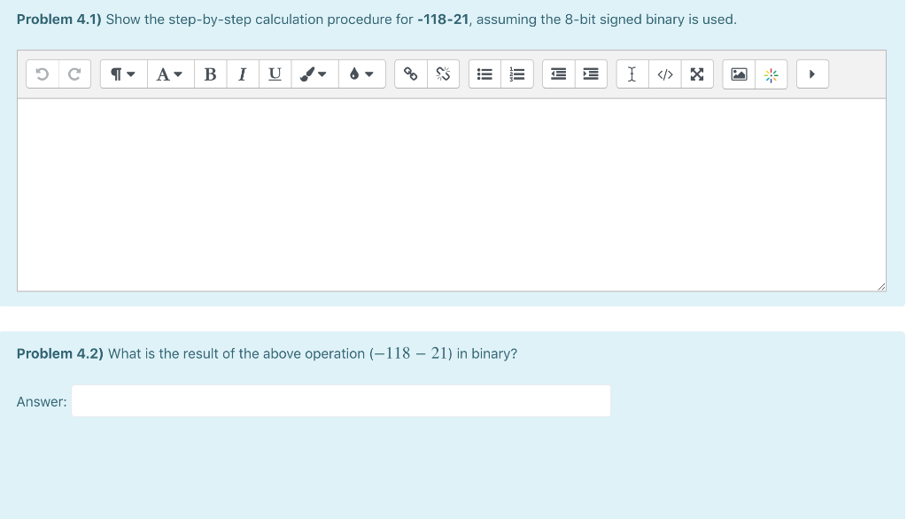 Solved Problem 4.1) Show the step-by-step calculation | Chegg.com