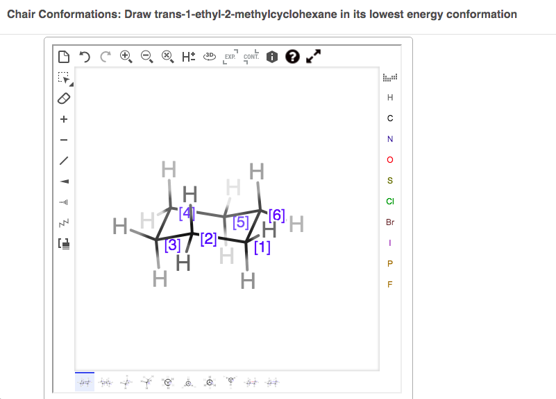 Solved Chair Conformations: Draw | Chegg.com