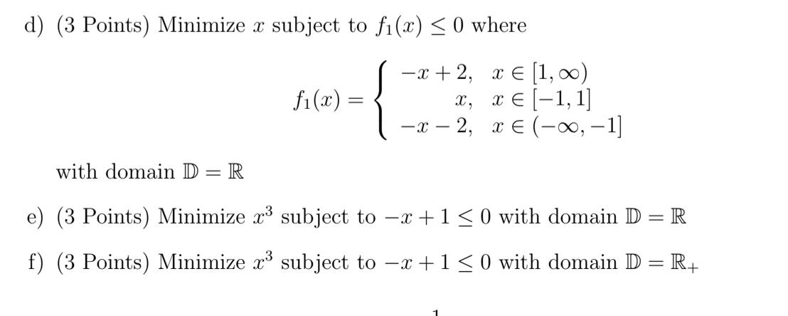Solved Problem 2 (18 Points): For each of the following | Chegg.com