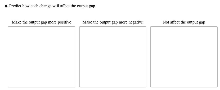 Solved a. Predict how each change will affect the output | Chegg.com