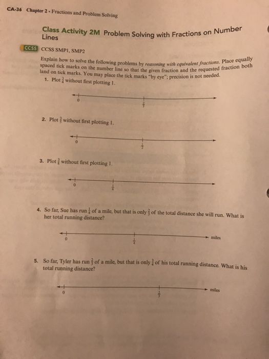 Solved CA-32 Chapter 2 Fractions and Problem Solving 2.3 | Chegg.com