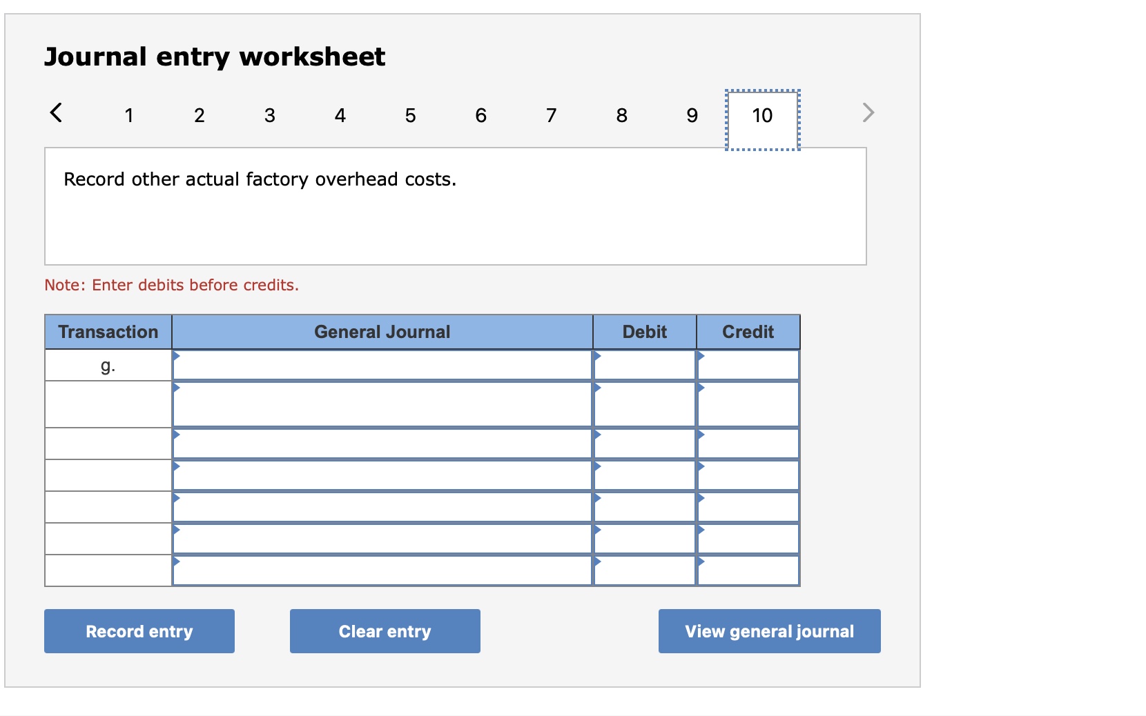 Solved Journal entry worksheet