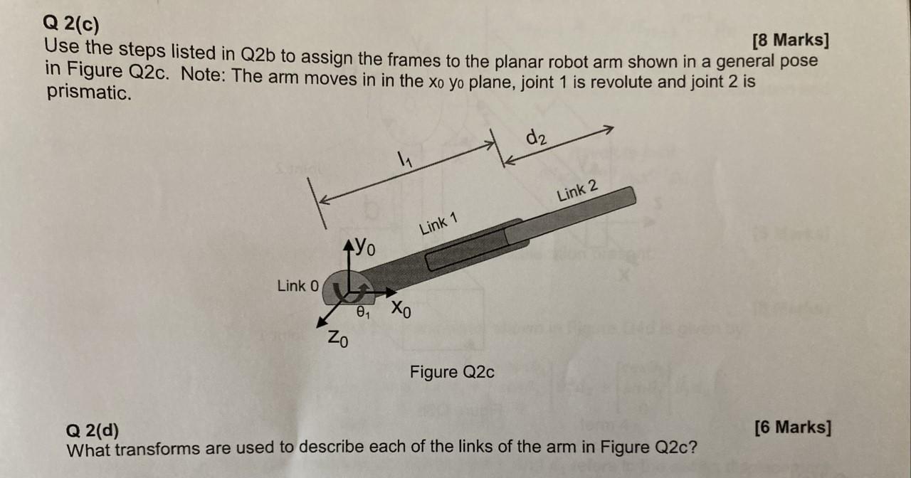 Solved Q 2(c) [8 Marks] Use the steps listed in Q2b to | Chegg.com