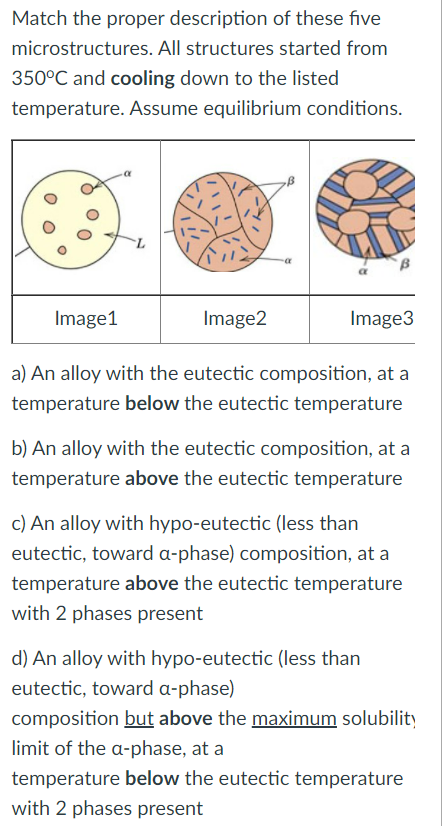 Solved For a binary eutectic phase diagram shown here. | Chegg.com