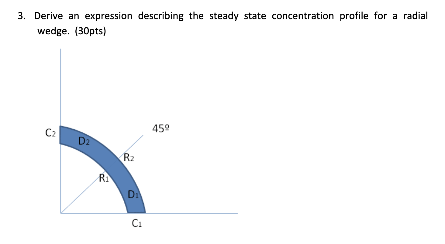 Solved Derive An Expression Describing The Steady State
