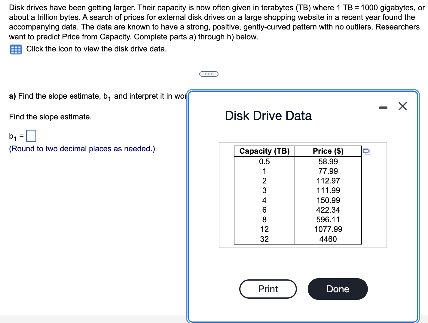 Solved Disk drives have been getting larger. Their capacity | Chegg.com