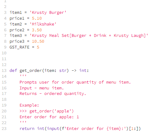 Solved Q3 - Functions Programming Exercise Write functions | Chegg.com