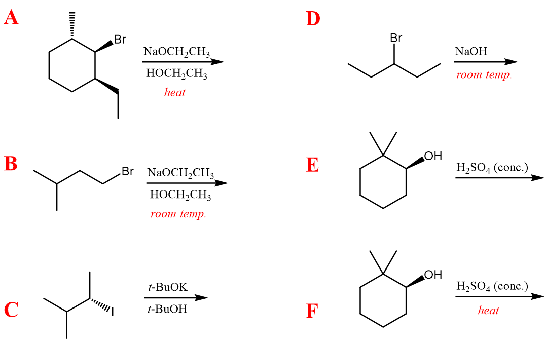 Solved determine if reactions is either Sn1, Sn2, E1, or E2 | Chegg.com