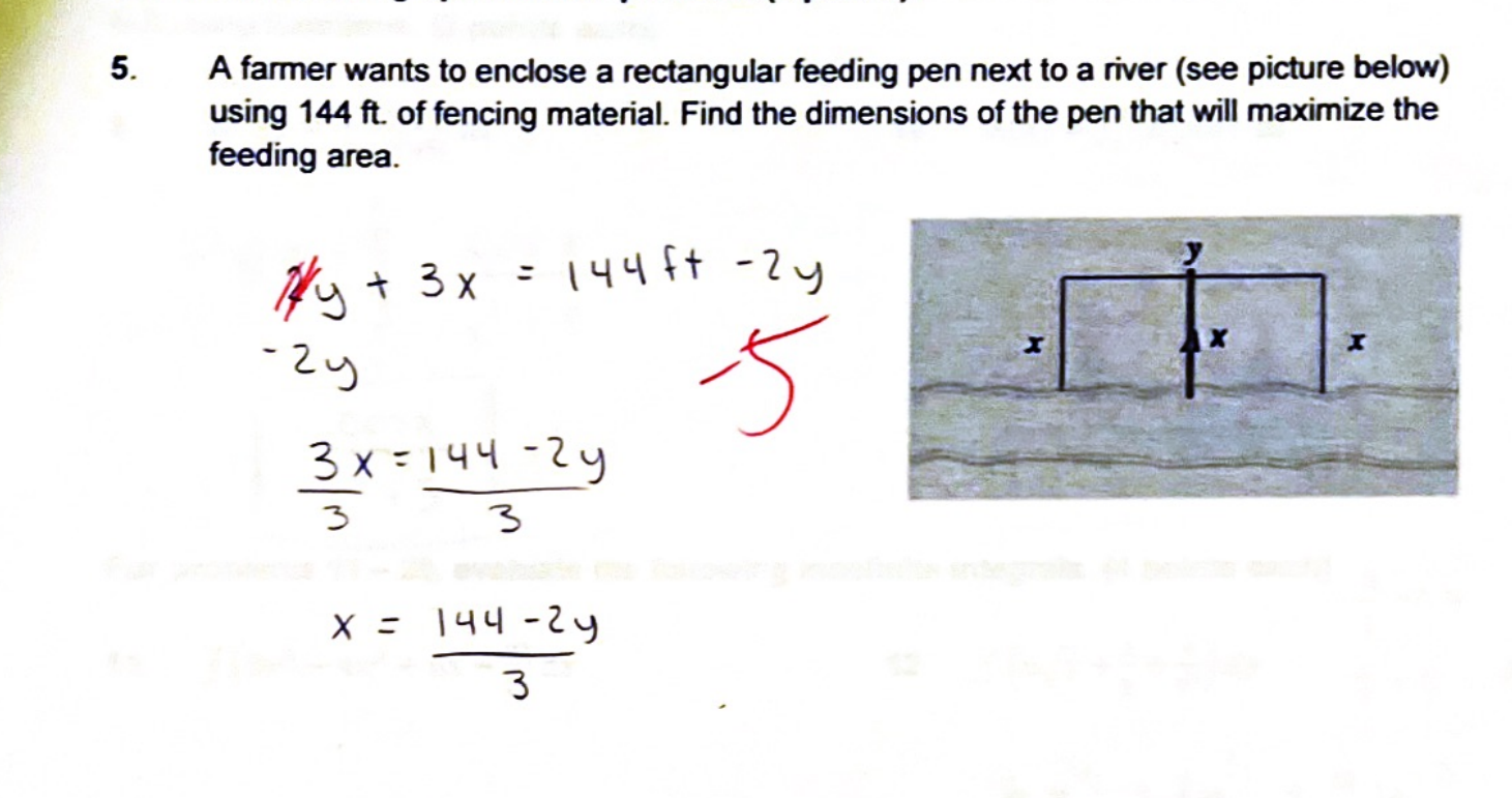 Solved A farmer wants to enclose a rectangular feeding pen | Chegg.com