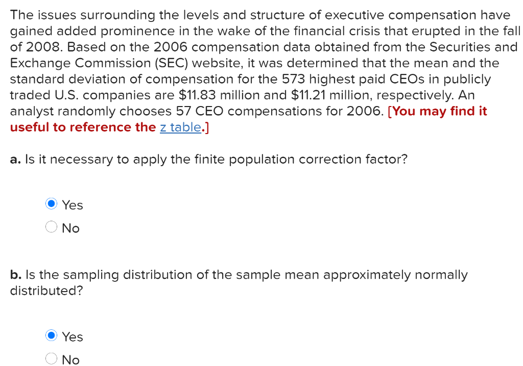 Solved c. Calculate the expected value and the standard | Chegg.com