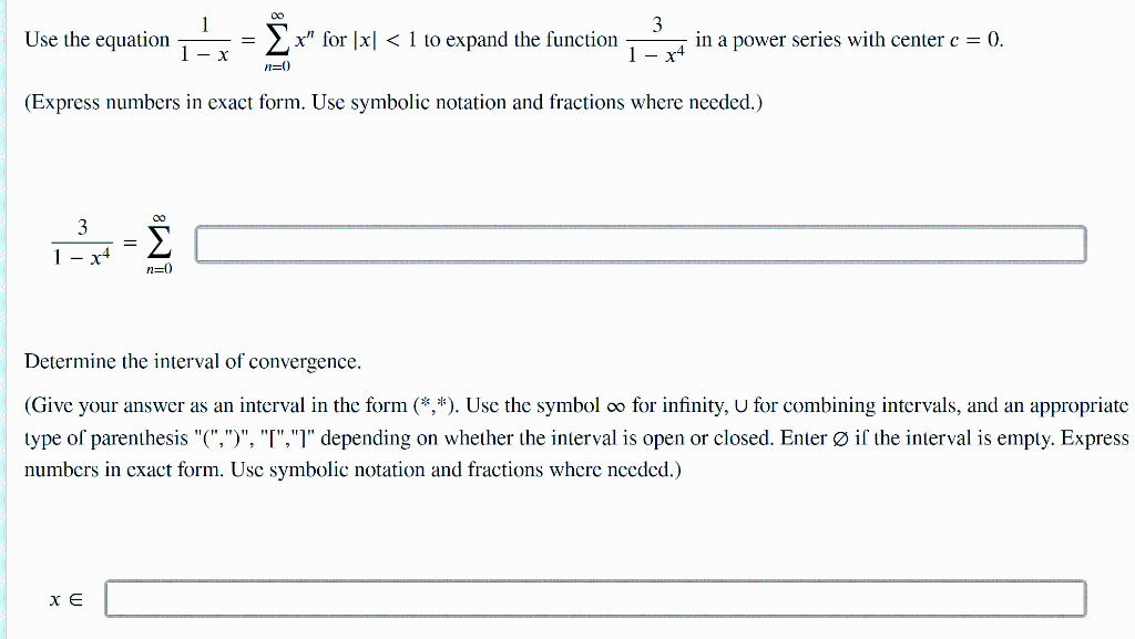 Solved 1 Use the equation ¿x" for (xD
