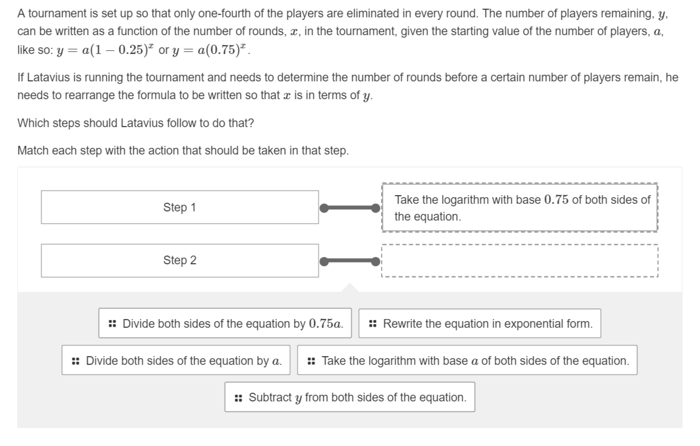 Solved A tournament is set up so that only one-fourth of the | Chegg.com
