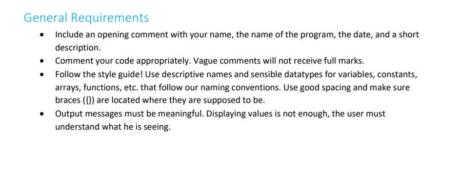 Solved In this exercise you will declare variables of type | Chegg.com
