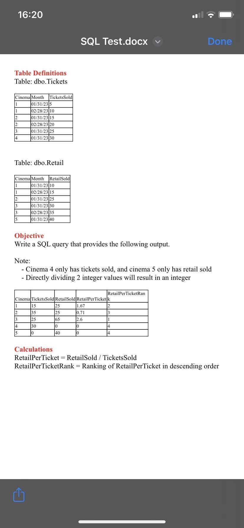Solved Table Definitions Table: dbo.Tickets Table: | Chegg.com