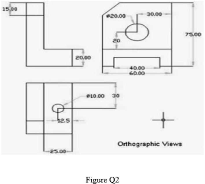Solved Demonstrate a freehand isometric drawing (in-scale) | Chegg.com