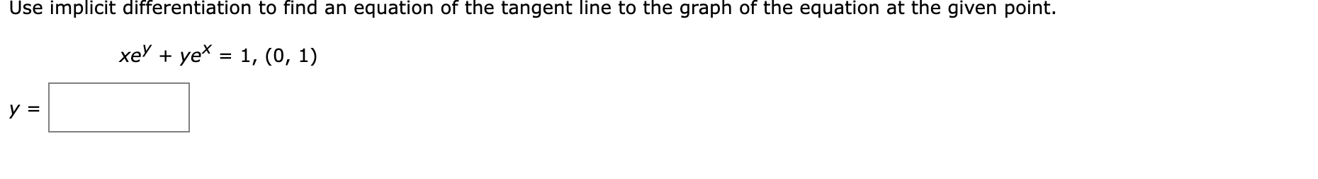 Solved Use implicit differentiation to find an equation of | Chegg.com