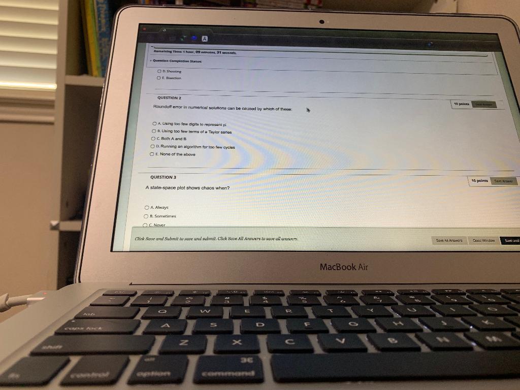 Solved roundoff error in numerical solutions cabe caused by | Chegg.com