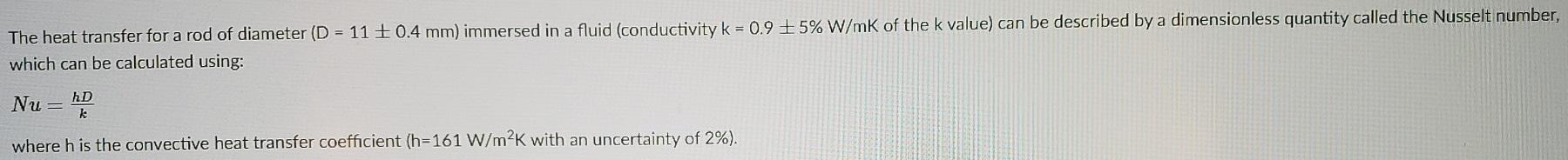 a) Estimate the total relative uncertainty in Nu b) | Chegg.com