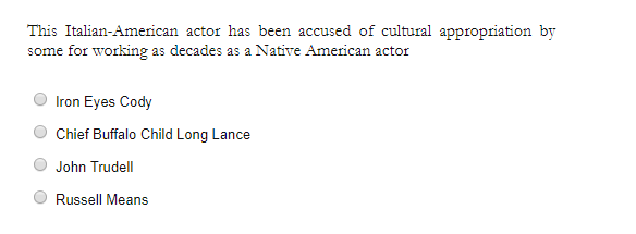 Solved This Italian-American actor has been accused of | Chegg.com