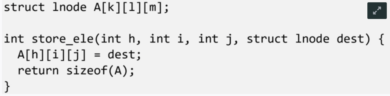 Consider the following source code, where k,l and m | Chegg.com
