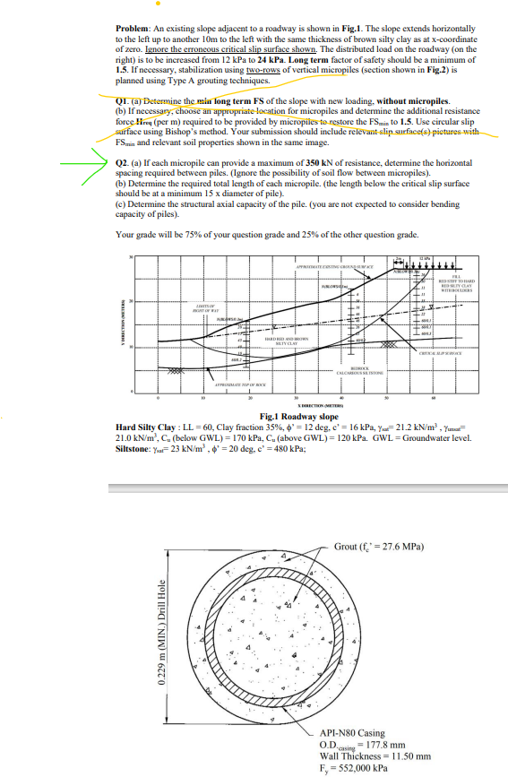 Solved Problem An Existing Slope Adjacent To A Roadway Is Chegg solved-problem-an-existing-slope-adjacent-to-a-roadway-is-chegg