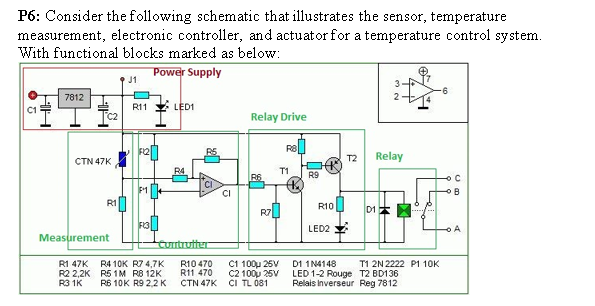 Exam this complete schematic and then answer the | Chegg.com