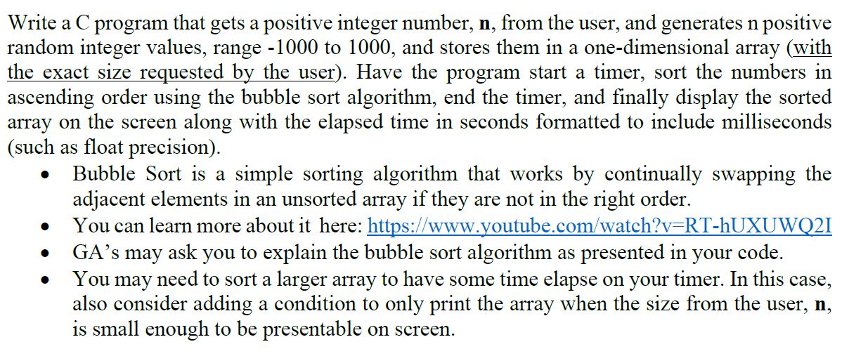 Solved Write a C program that gets a positive integer | Chegg.com
