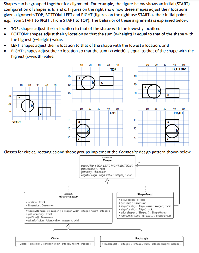 Solved Using Java Design Pattern Composite (PLEASE DO NOT | Chegg.com