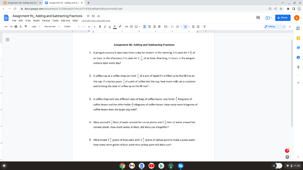 Solved C Assignment Sb: Adding And Sub x Assignment 9 Adding | Chegg.com