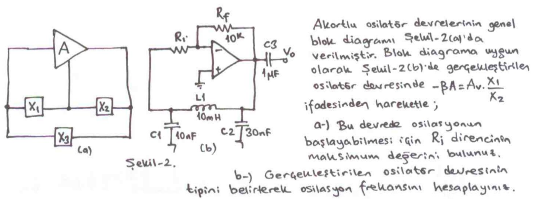 The general block diagram of tuned oscillator | Chegg.com