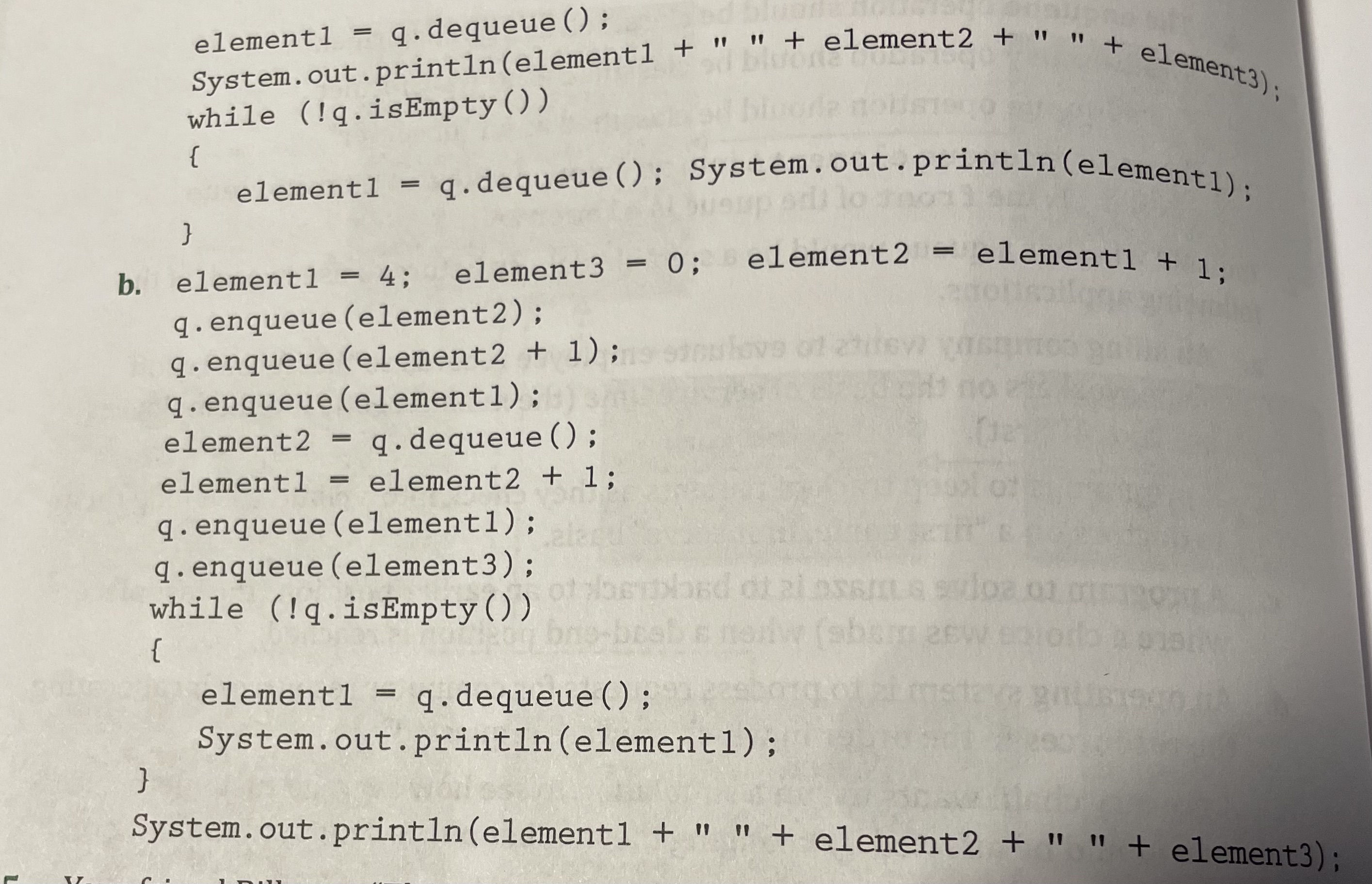 Solved 4. Show what is written by the following segments of | Chegg.com