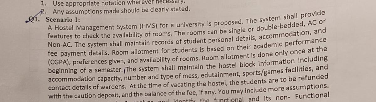 Solved Draw the use case diagram for the given senario. | Chegg.com