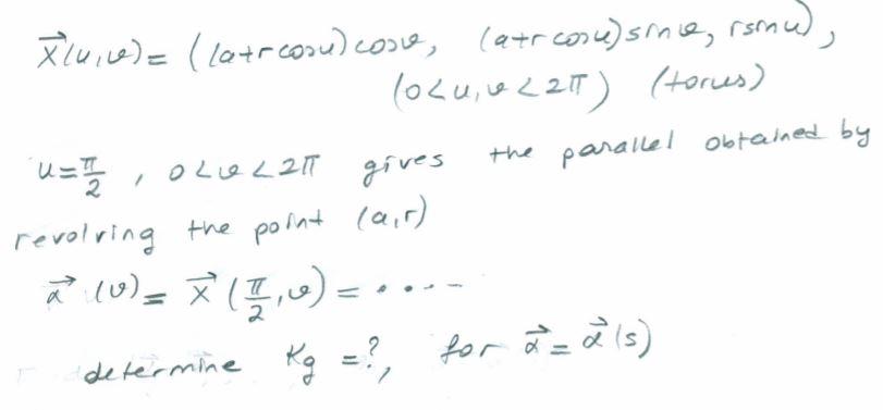 Solved Consider the torus of revolution generated by | Chegg.com